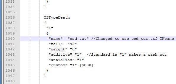 Modifying the CSS HUD - Making a New Font
