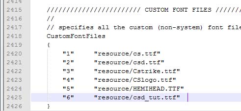 Modifying the CSS HUD - Making a New Font