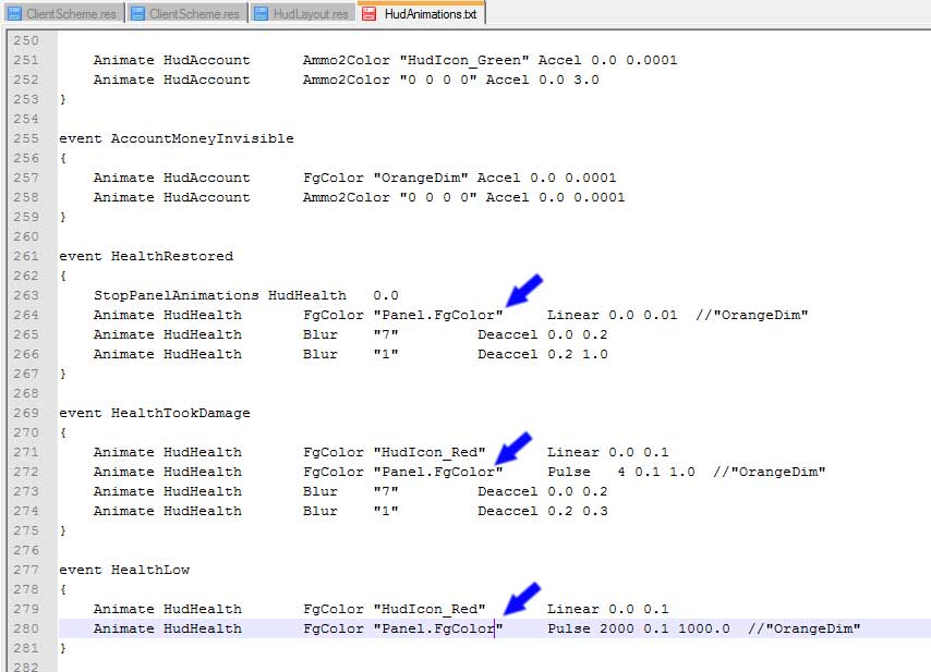 Modifying the CSS HUD - Step 2